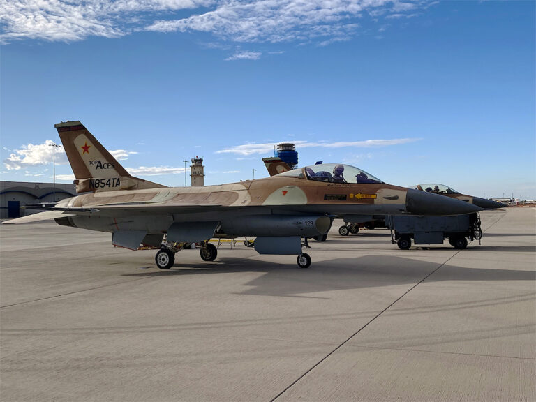 Successful First Test Flight of F-16 Advanced Aggressor Fighter ...
