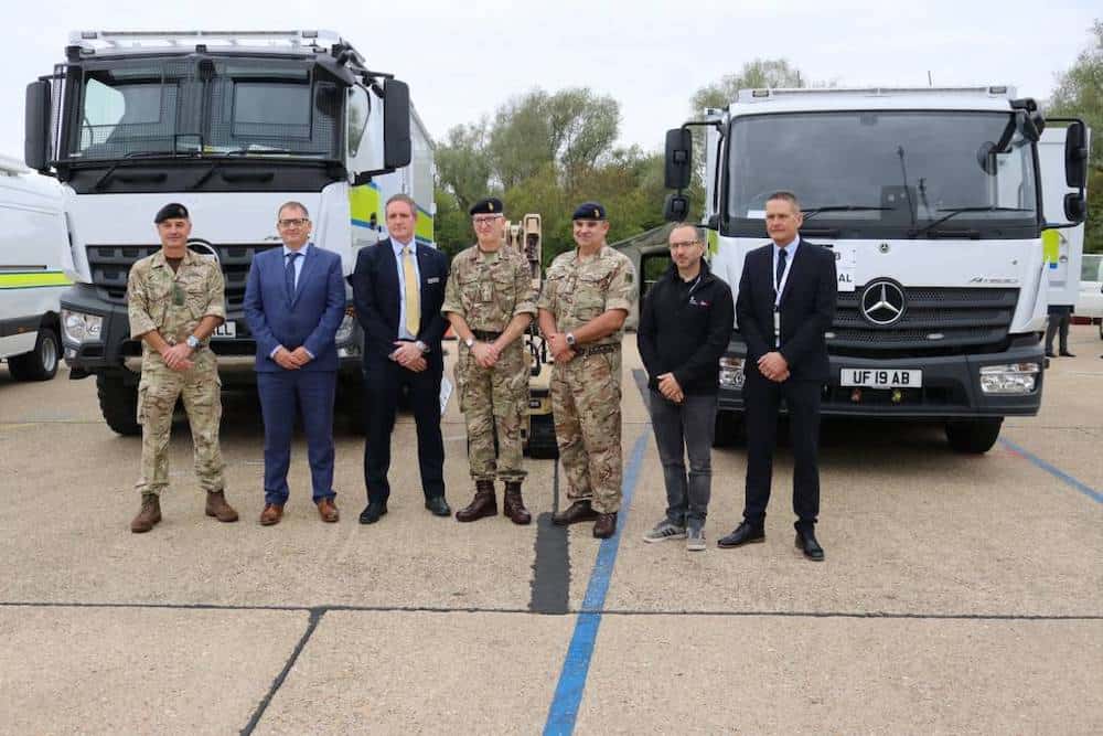 UK MoD Receives First 10 EOD ECM Military Vehicles Defense Advancement UK MoD Receives First 10 EOD ECM Military Vehicles Defense Advancement