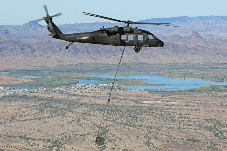Unmanned Black Hawk Helicopter Flies Autonomous Logistics & Rescue ...