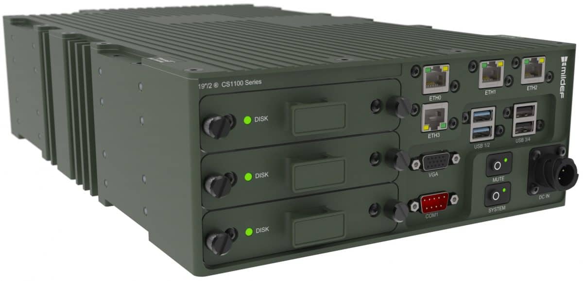 Military Rugged Computers | 19"/2 Small Form Factor Rack-Mounted Computers