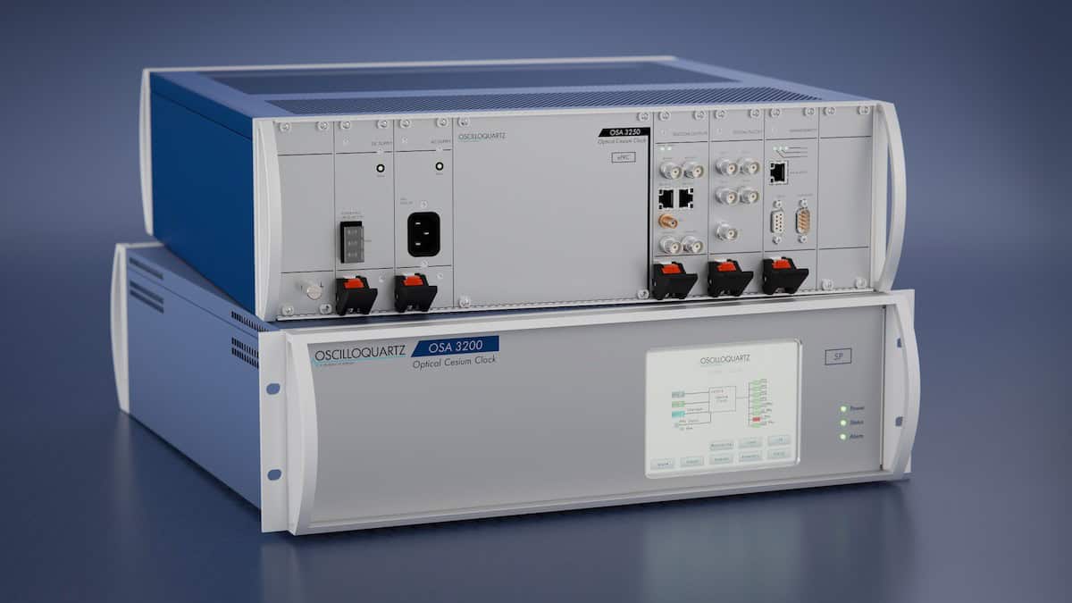 New Oscilloquartz Optical Cesium Clocks Enhance Network Timing