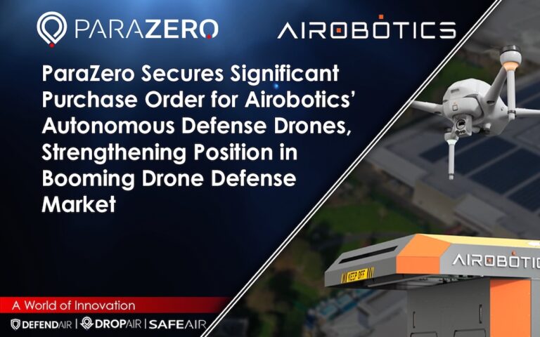 ParaZero Secures Significant Order for Defense & Security Drone Safety ...