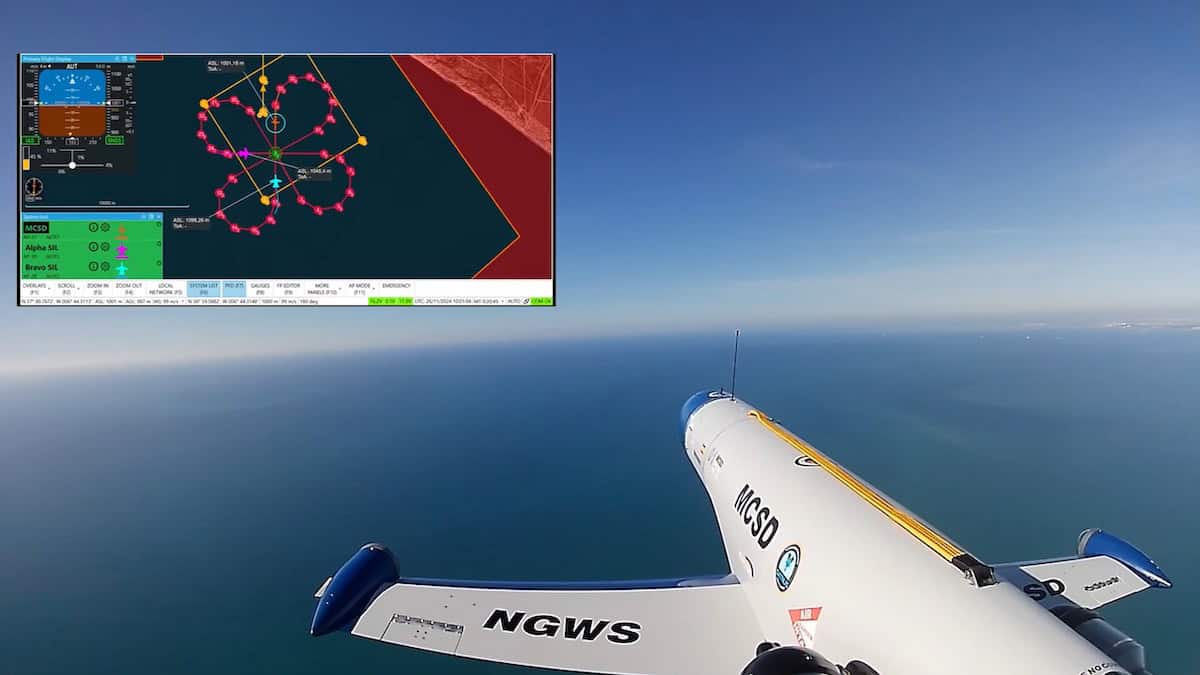 UAV Navigation's Flight Control Supports Autonomous & Coordinated Drone ...